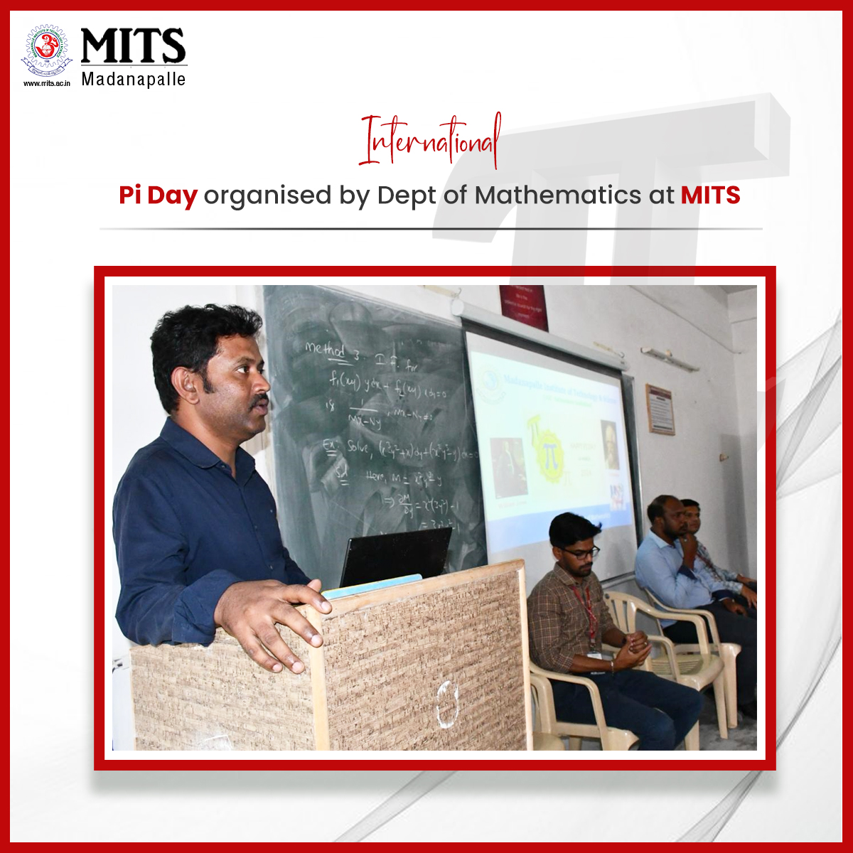 MITS National Award as "Best Private Engineering College" awarded by ...